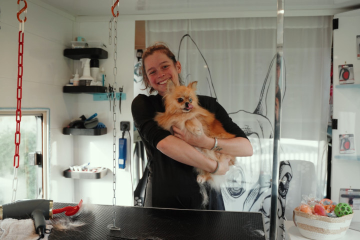 Mandy a suivi la formation toiletteur animalier du CEF